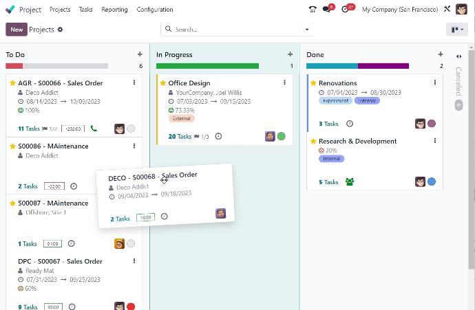 Odoo Projet : profitez d'une gestion de projet tout-en-un I eDoo